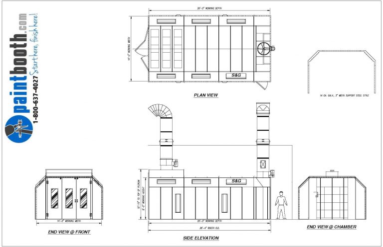 Modified Downdraft Paint Booth - Paintbooth.com