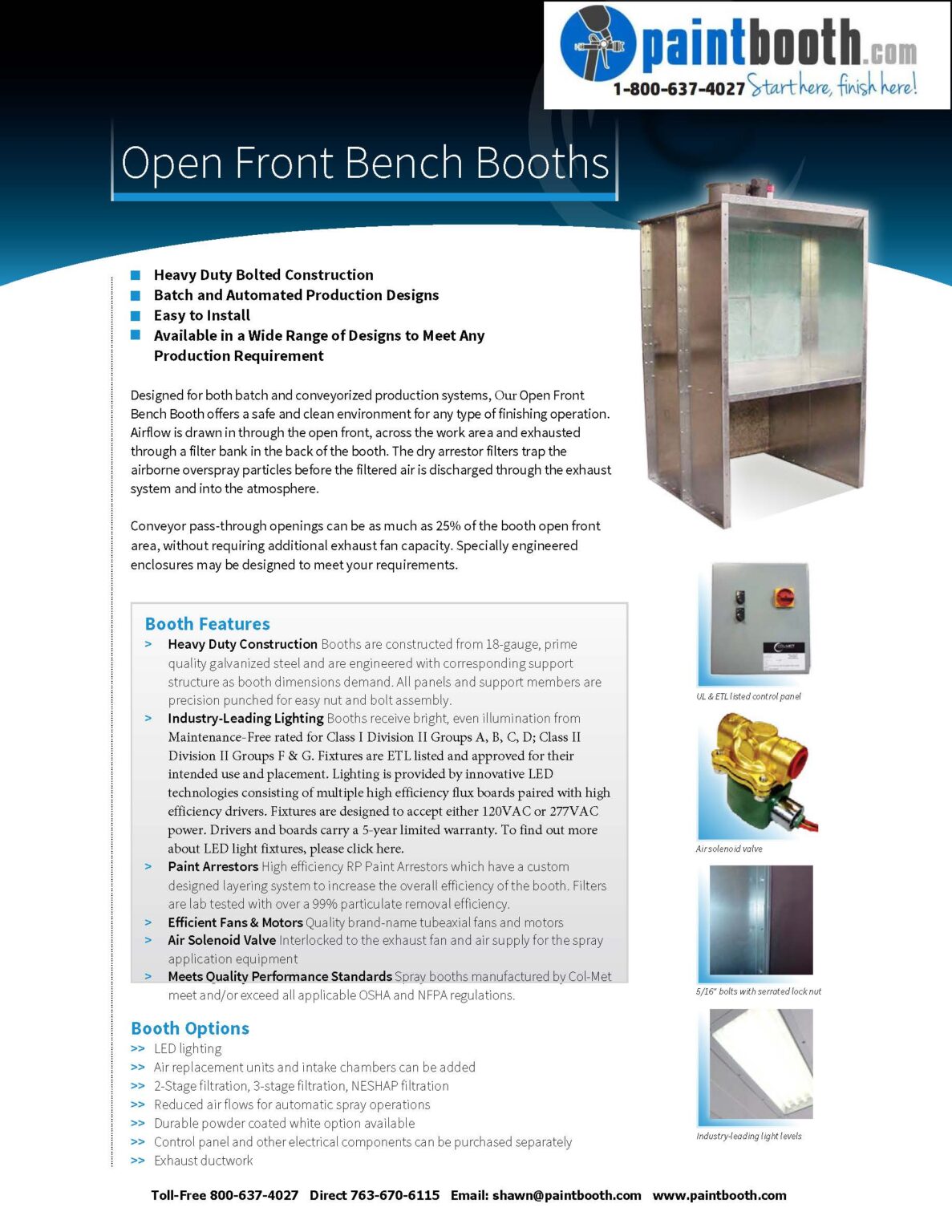 Bench Paint Booth | Paint Booth