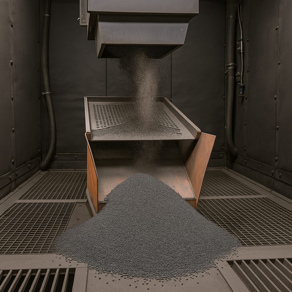 How Media Recycling Works in a Blast Booth