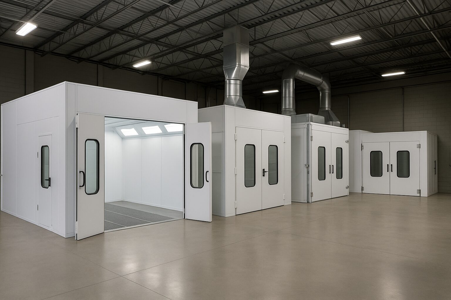Paint Booth and Oven Layouts: How to Plan One Facility Efficiently