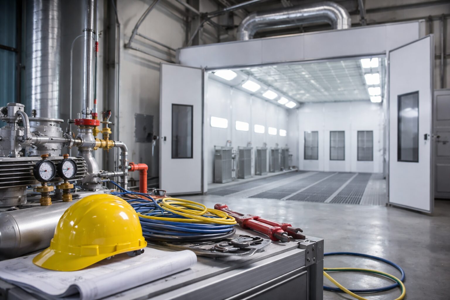 Paint Booth Utility Requirements: Power, Air and Ventilation Planning