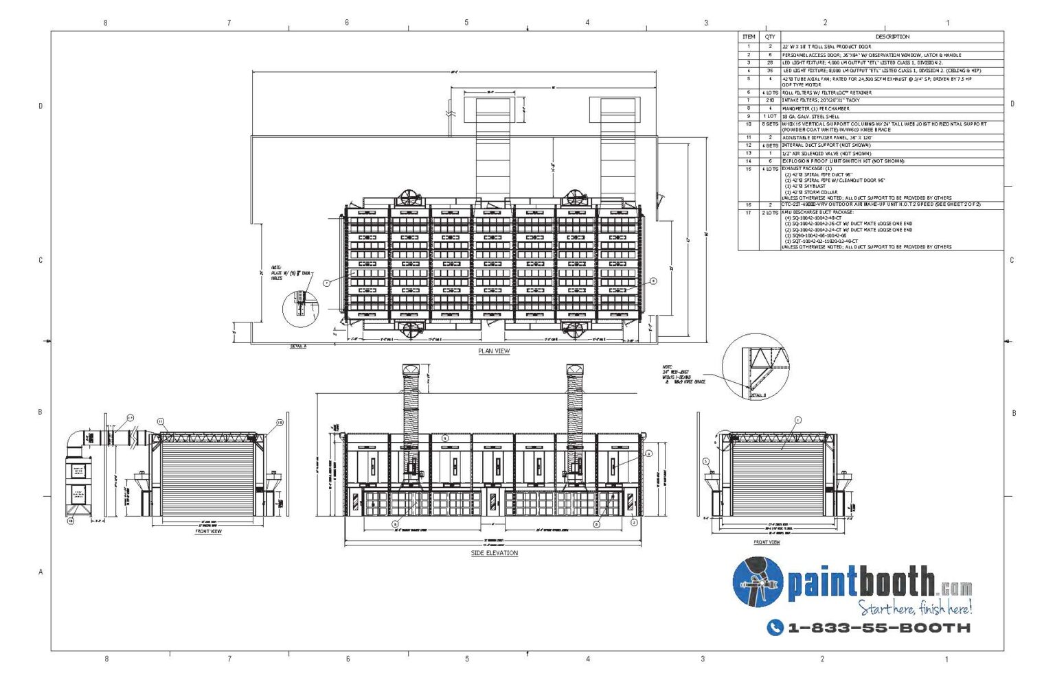 Custom Industrial Paint Booths | Industrial Booth Systems